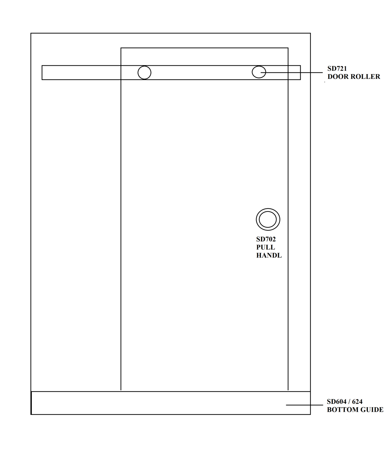 Aluminium Bottom Guide – Seawalk Hardware