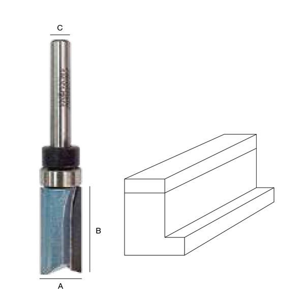 Top Bearing Flush Bit – Seawalk Hardware